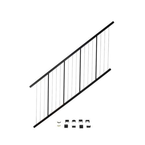 6' C80 Verticable Preassembled Stair Rail Kit - Maintenance Free Deck ...